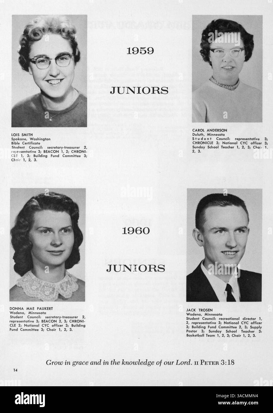 The 1959-1960 Beacon yearbook from Holiness Methodist School of ...