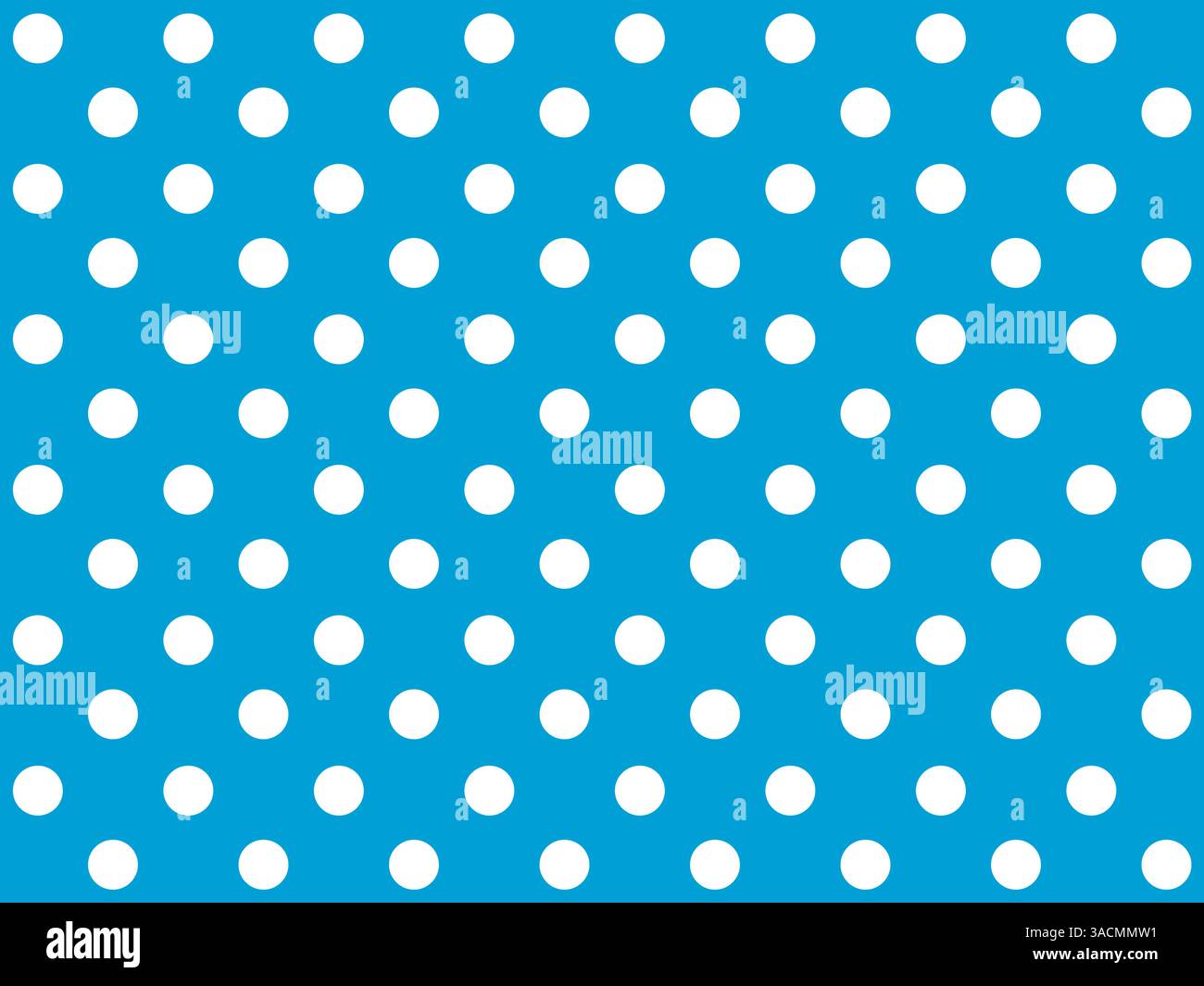 Seamless background with white dots in the color light blue Stock Photo ...