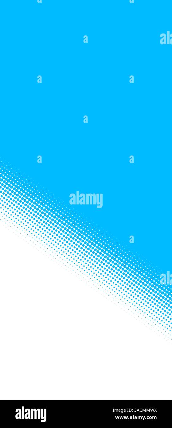 Layout template - stripe banner upright with transition from dots in ...