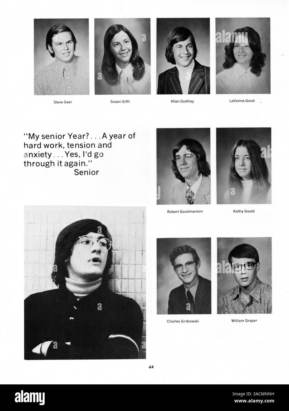 The 'Ike's World 73' yearbook from Hopkins Eisenhower High School ...