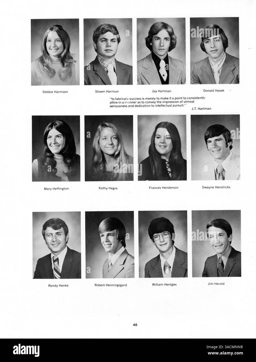 The 'Ike's World 73' yearbook from Hopkins Eisenhower High School ...