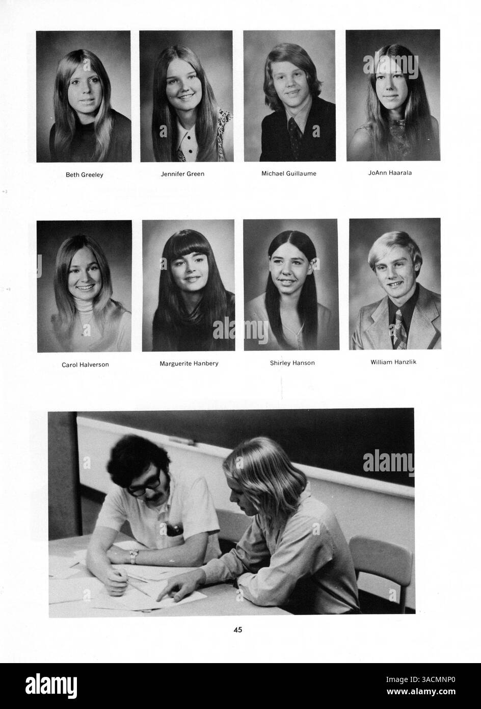 This yearbook, 'Ike's World 73', from Hopkins Eisenhower High School ...