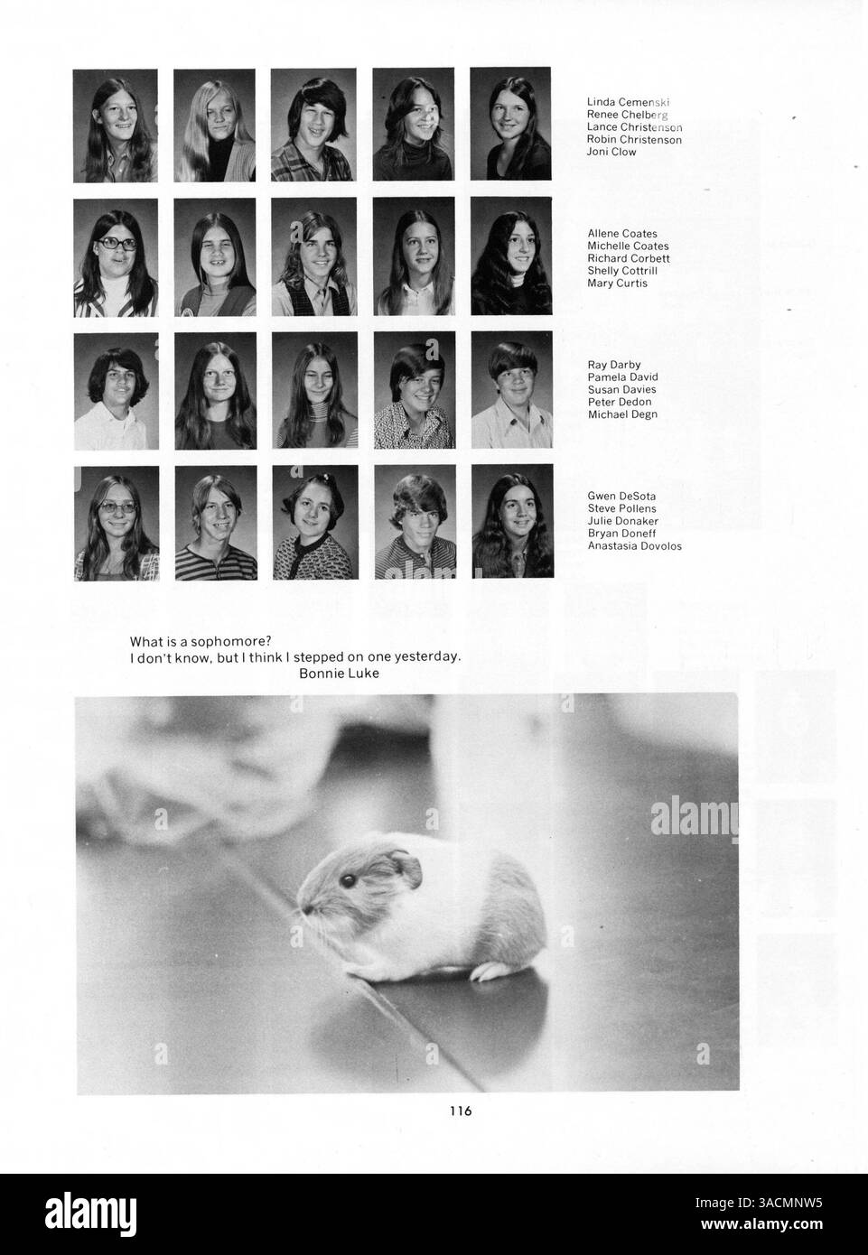 The 1973 Hopkins Eisenhower Yearbook, Ike's World, captures key moments ...