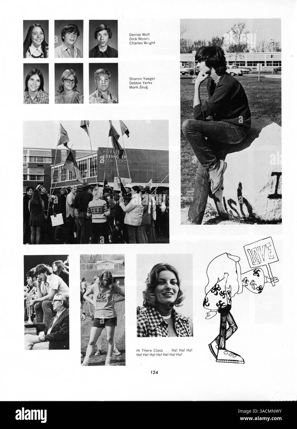 The 1973 Hopkins Eisenhower Yearbook offers a snapshot of student life ...