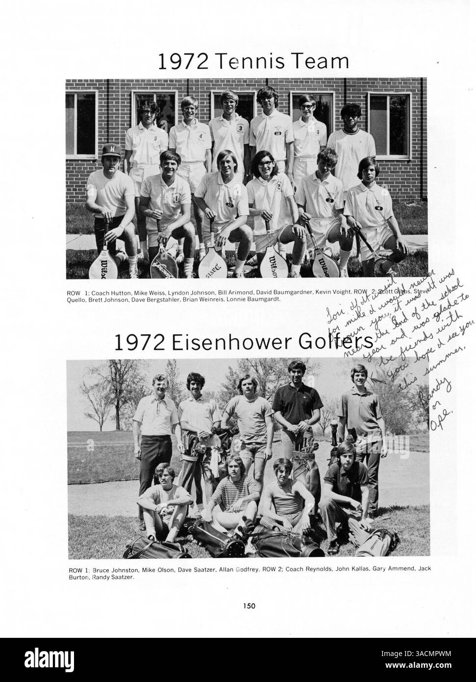 This 1973 edition of the Ike's World Yearbook from Hopkins Eisenhower ...