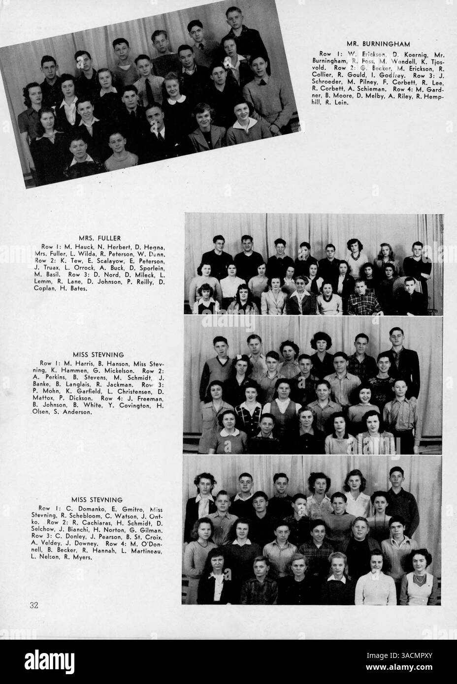 The 1943 cardinal yearbook at marshall high school documents stu hi-res stock photography and ...