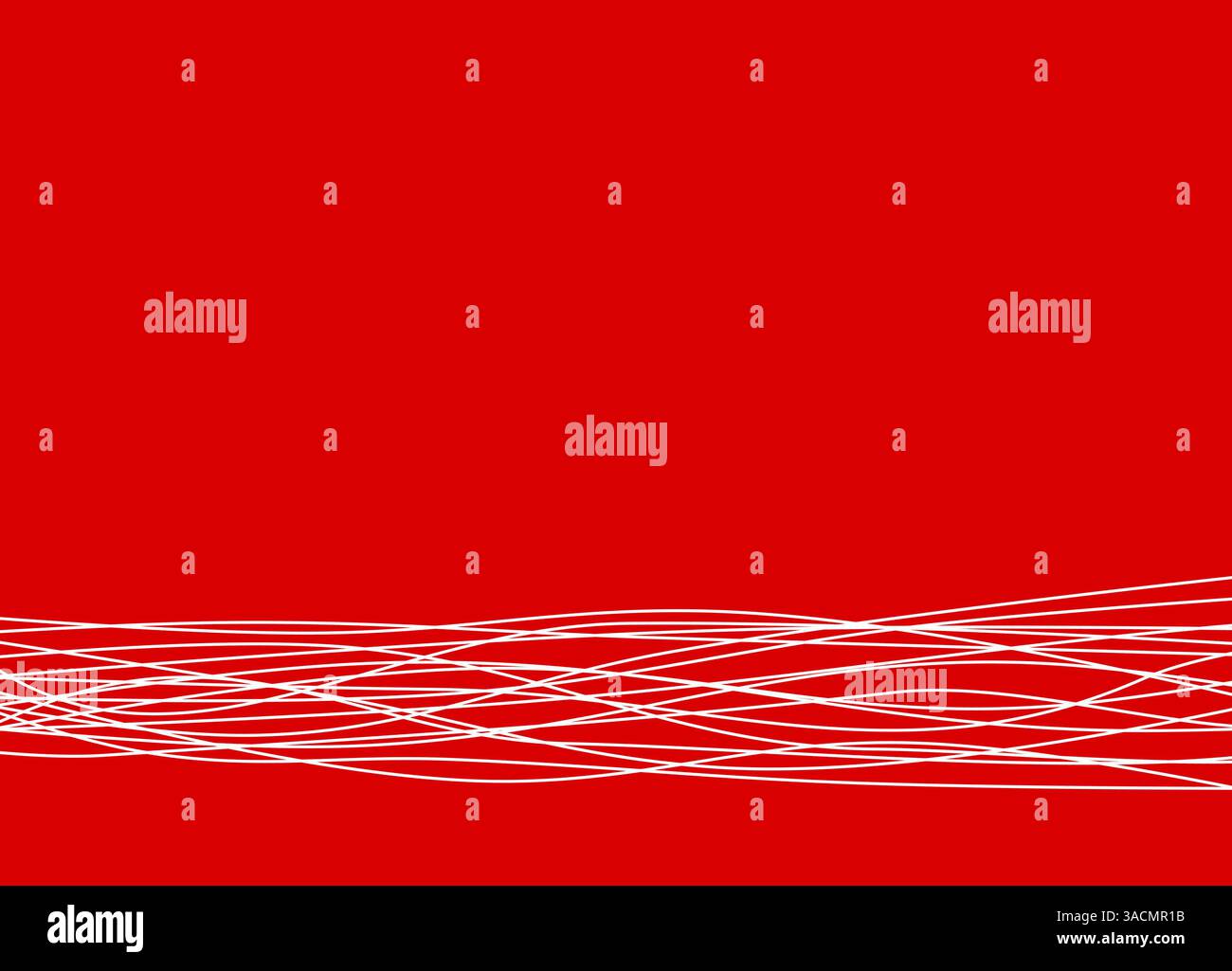 Red background with white outlined lines Stock Photo - Alamy