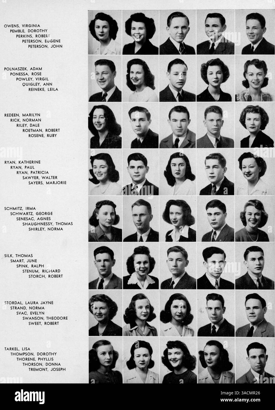 Marshall High School's 1943 Cardinal Yearbook documents student life ...