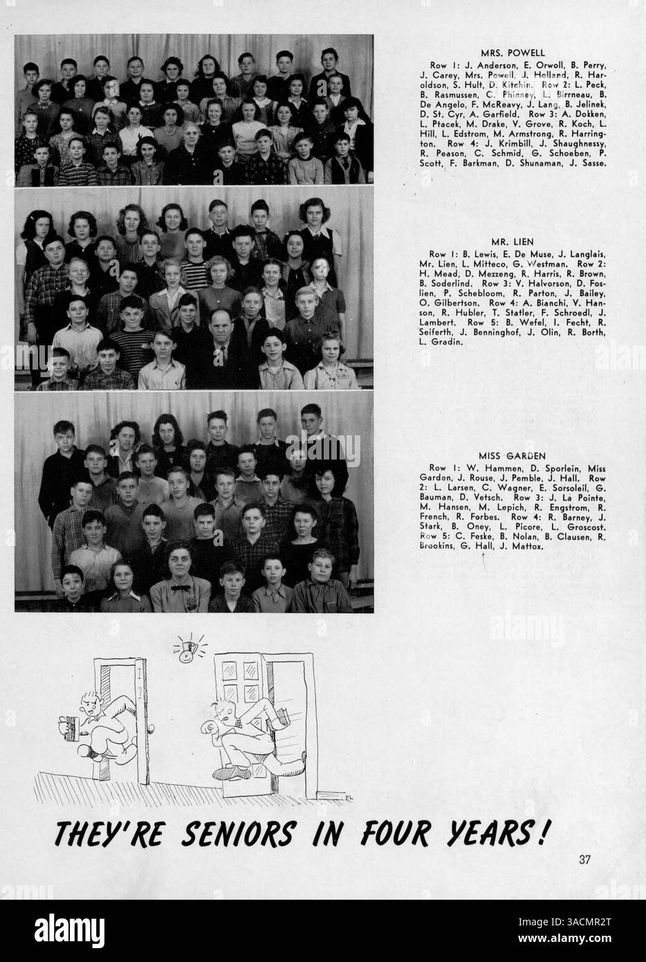 Marshall High School's 1943 Cardinal Yearbook features student ...