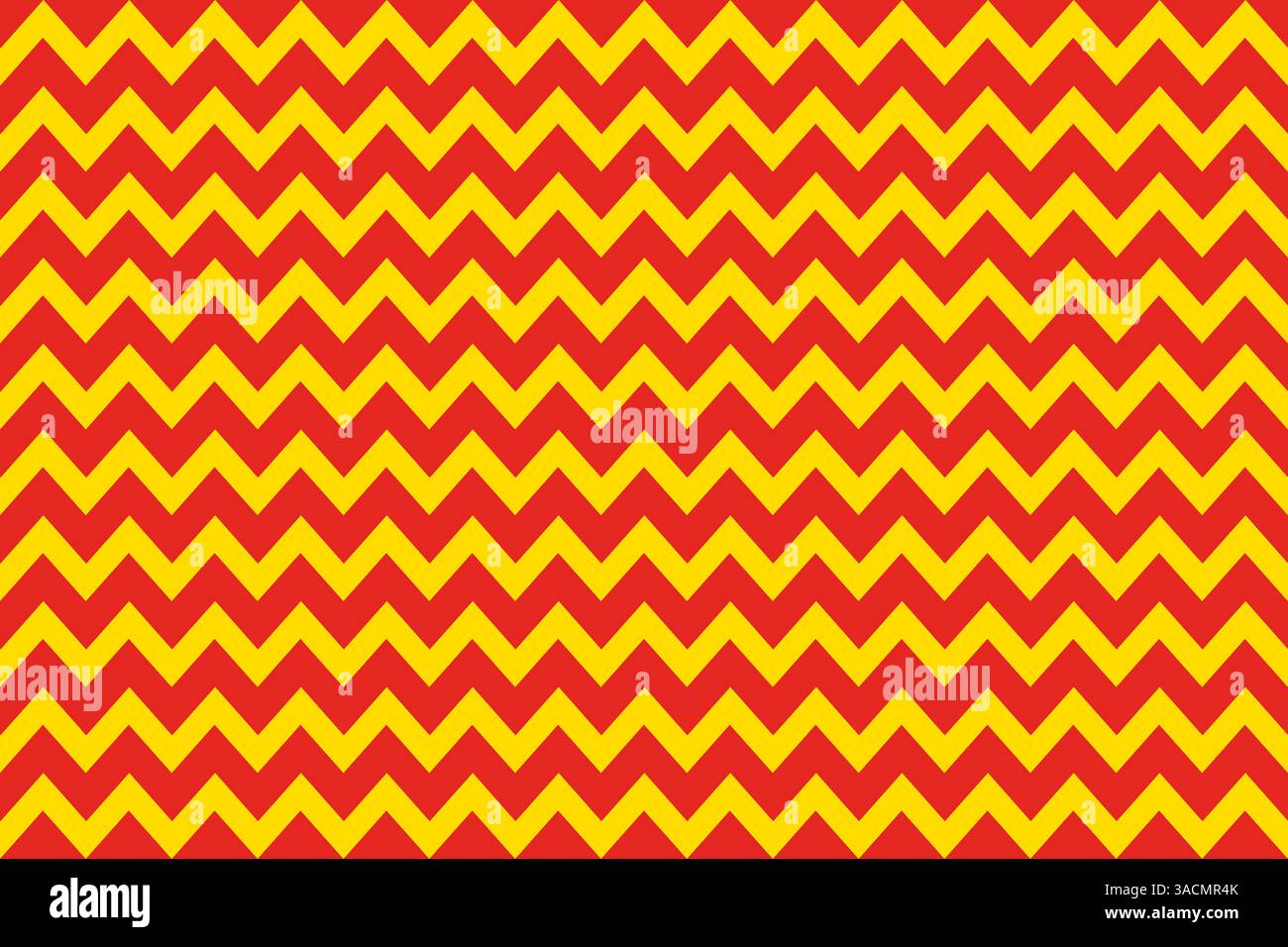 Zigzag pattern red yellow as retro background Stock Photo - Alamy