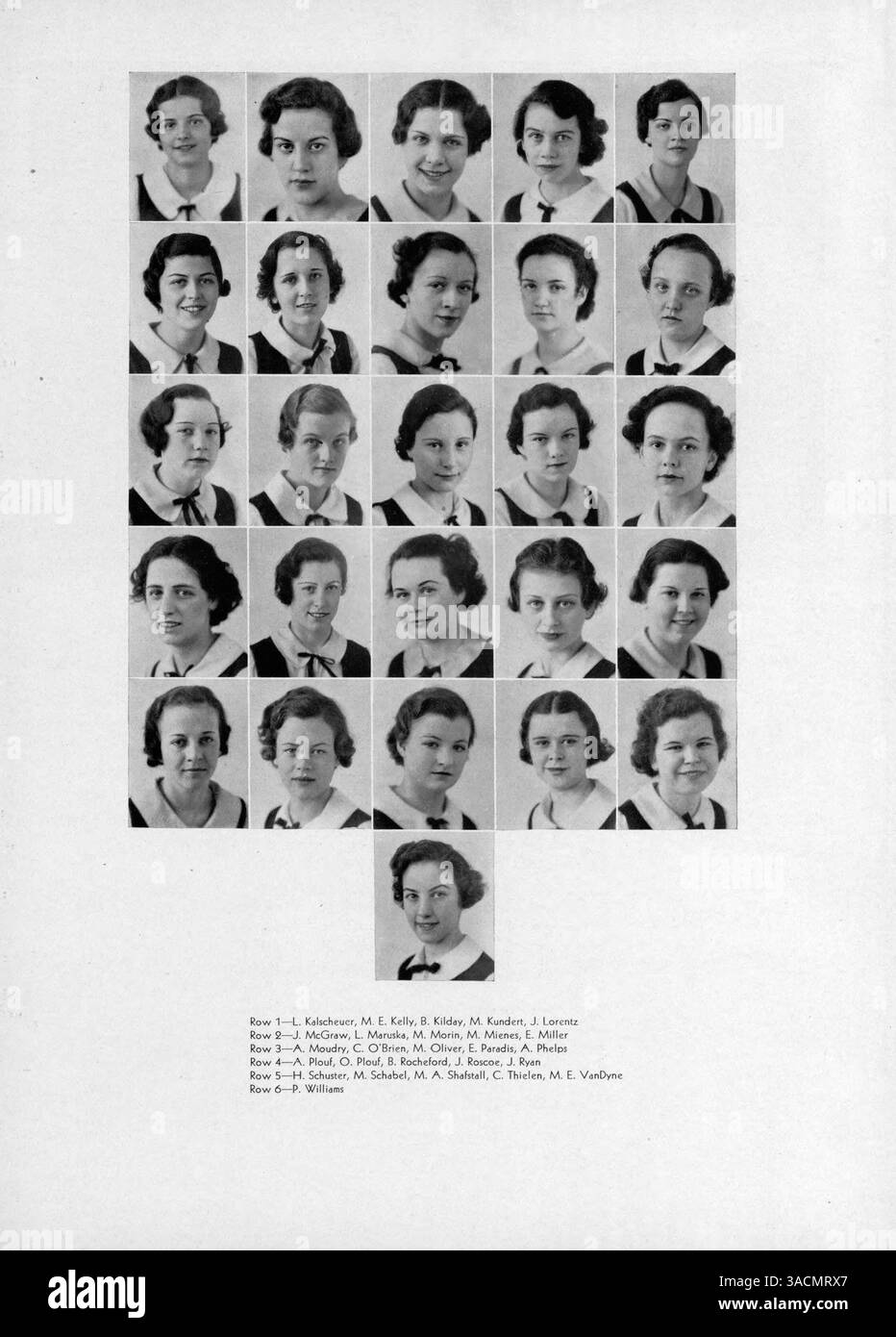 The 1934 'Angelus' yearbook captures important student life moments ...