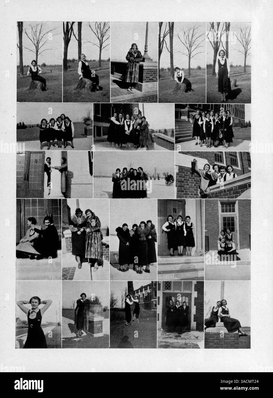 The 1934 'Angelus' yearbook from Academy of Holy Angels provides a ...