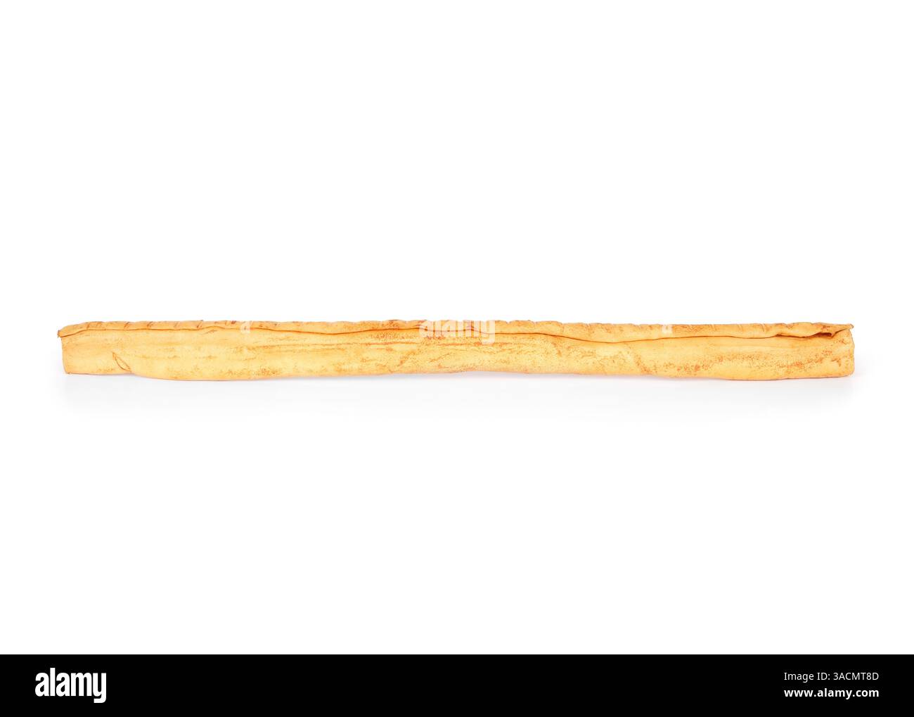 Long rawhide chew stick. For dogs or puppies as snack, dental hygiene ...