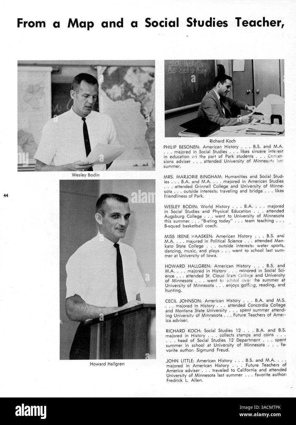 The 1964 'Echowan' yearbook captures the key moments from St. Louis ...