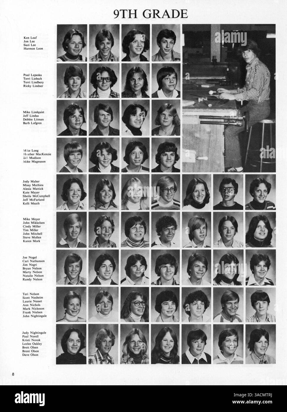 Yearbook from hopkins north junior high school features students hi-res ...