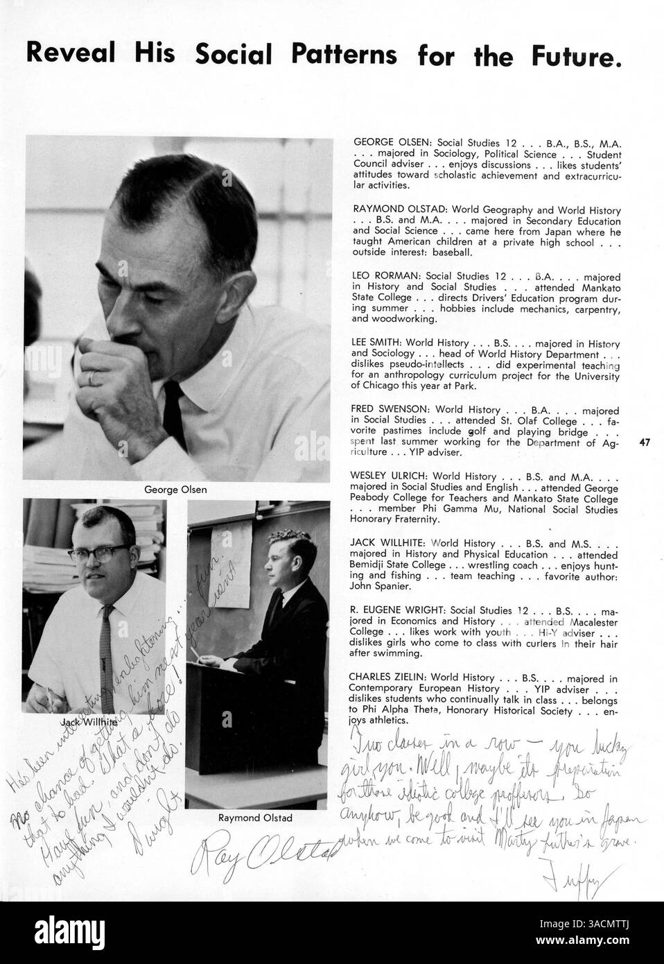 The 'Echowan' yearbook from 1964 highlights the students, faculty ...