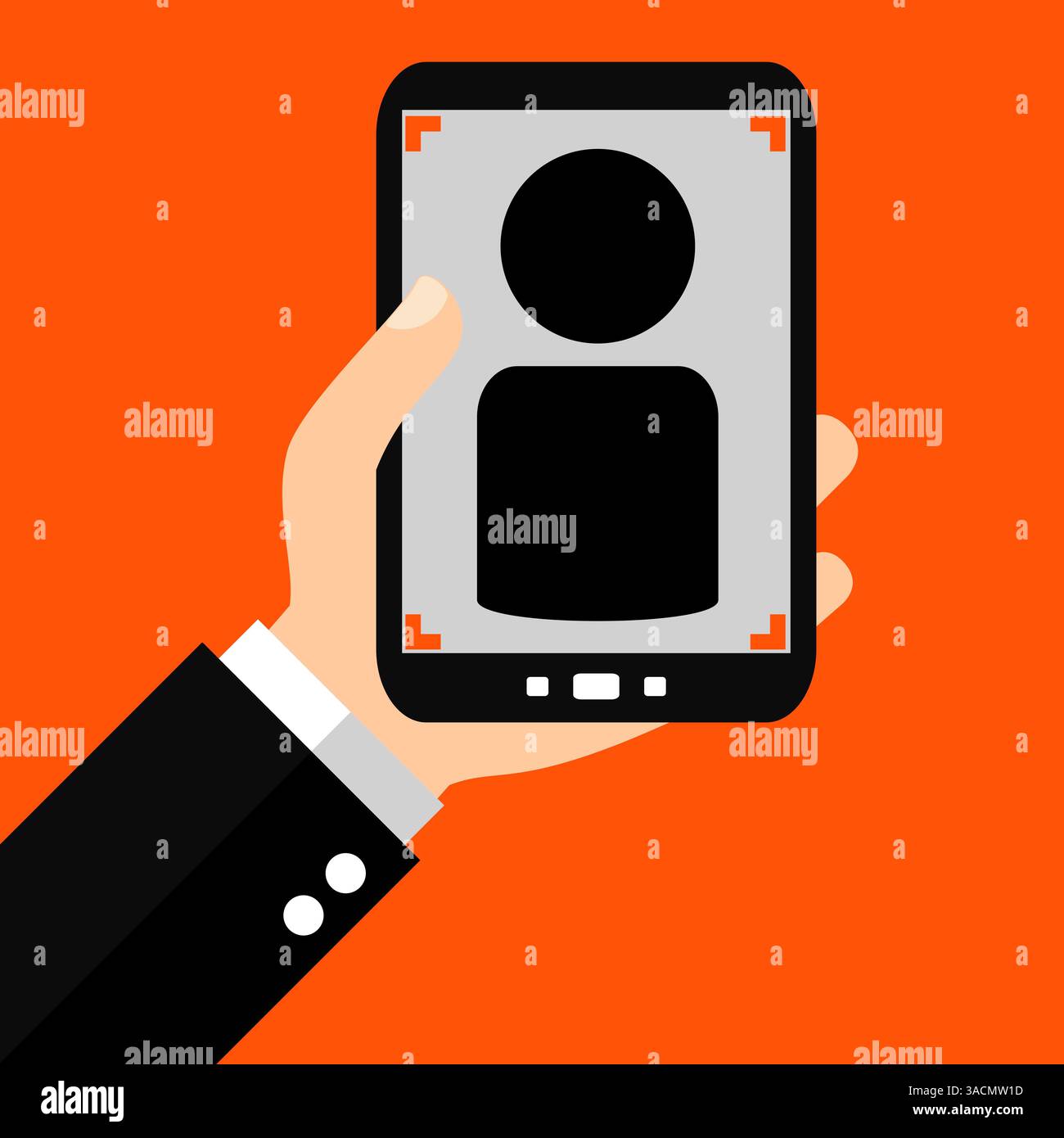 Flat design portrait hi-res stock photography and images - Alamy