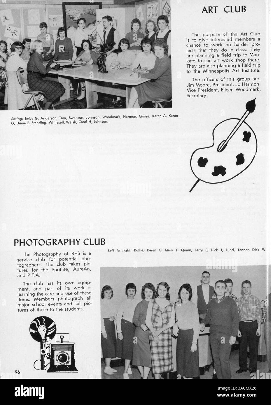 Aurean '58, Richfield High School's 1958 yearbook, highlights the ...
