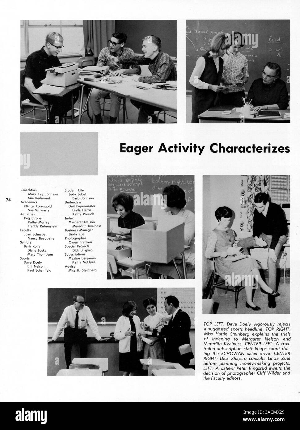 The 1964 'Echowan' yearbook chronicles St. Louis Park High School’s ...