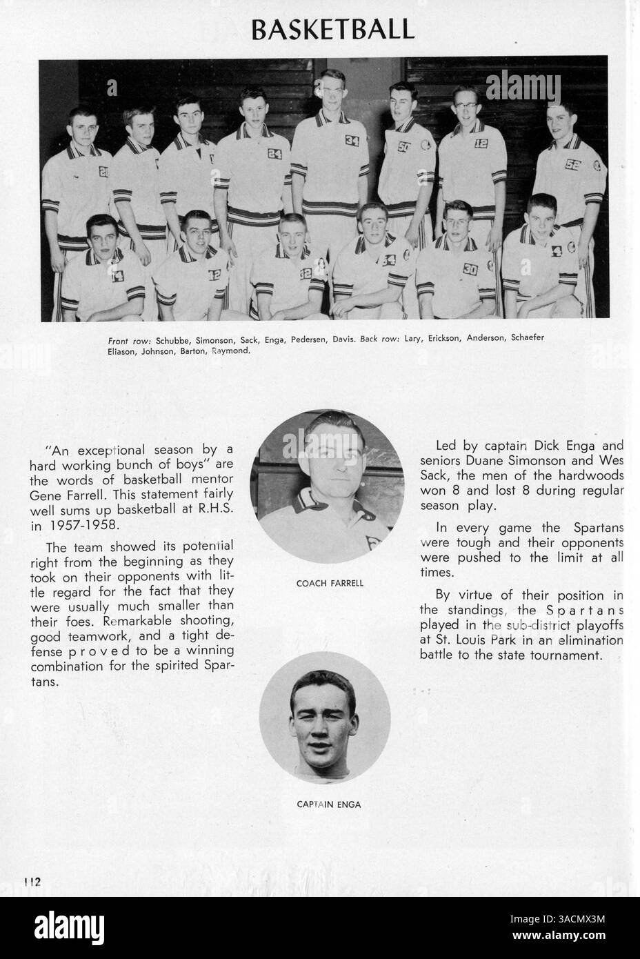 Richfield high schools 1958 yearbook hi-res stock photography and ...