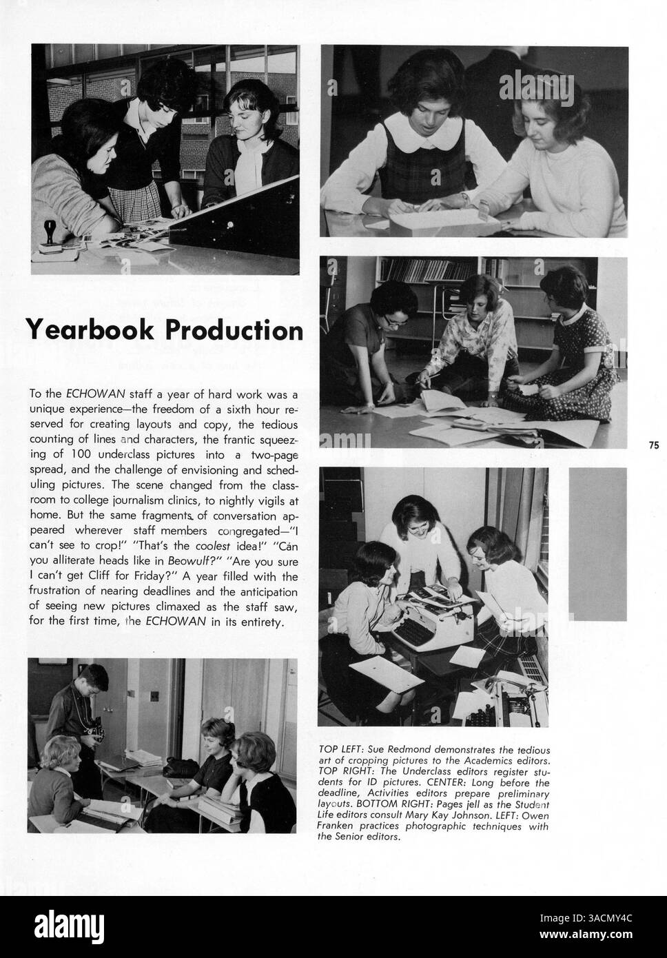 The 1964 'Echowan' yearbook from St. Louis Park High School features a ...