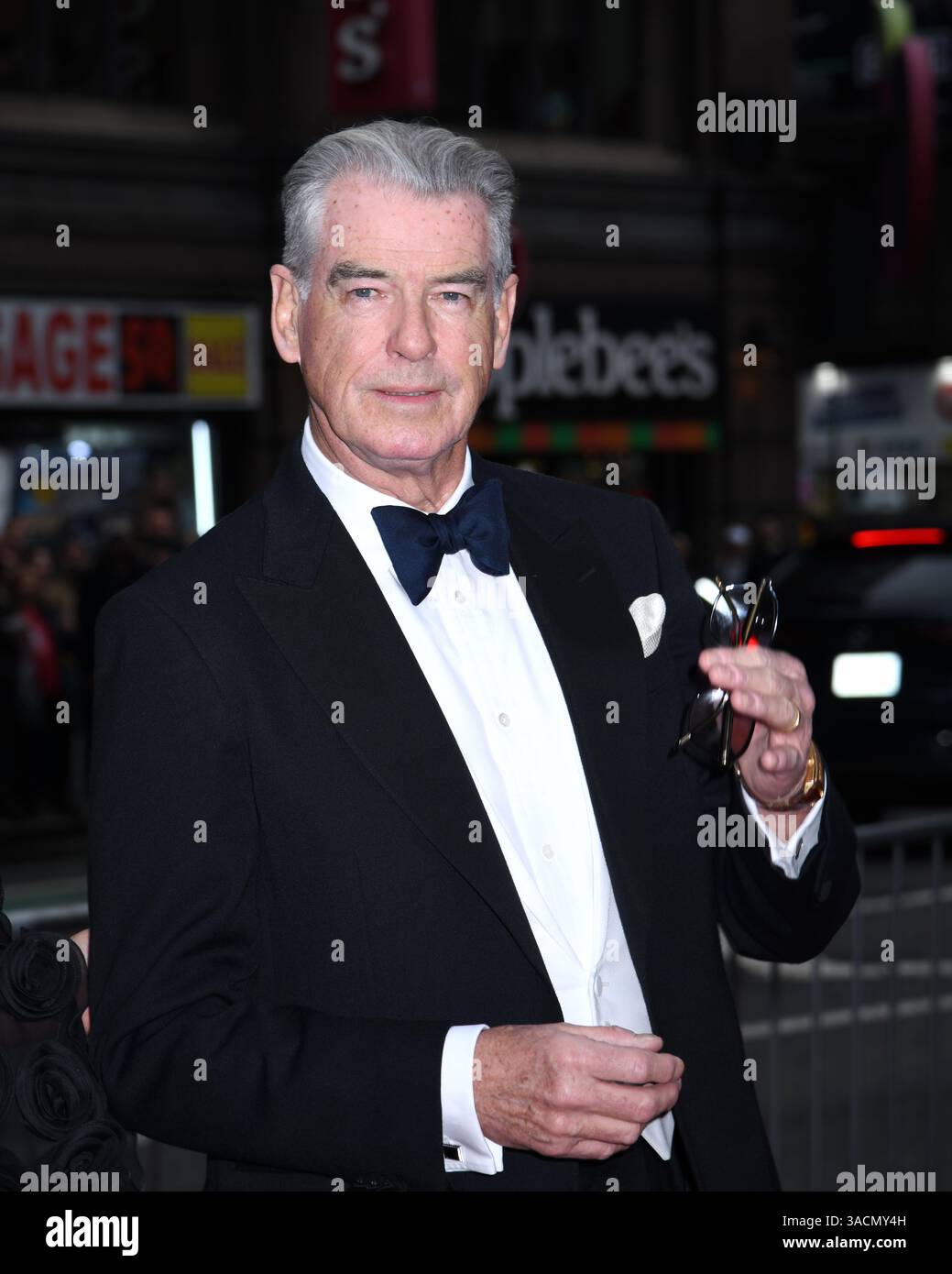 April 3, 2025, New York, Ny, United States: Pierce Brosnan attends ...