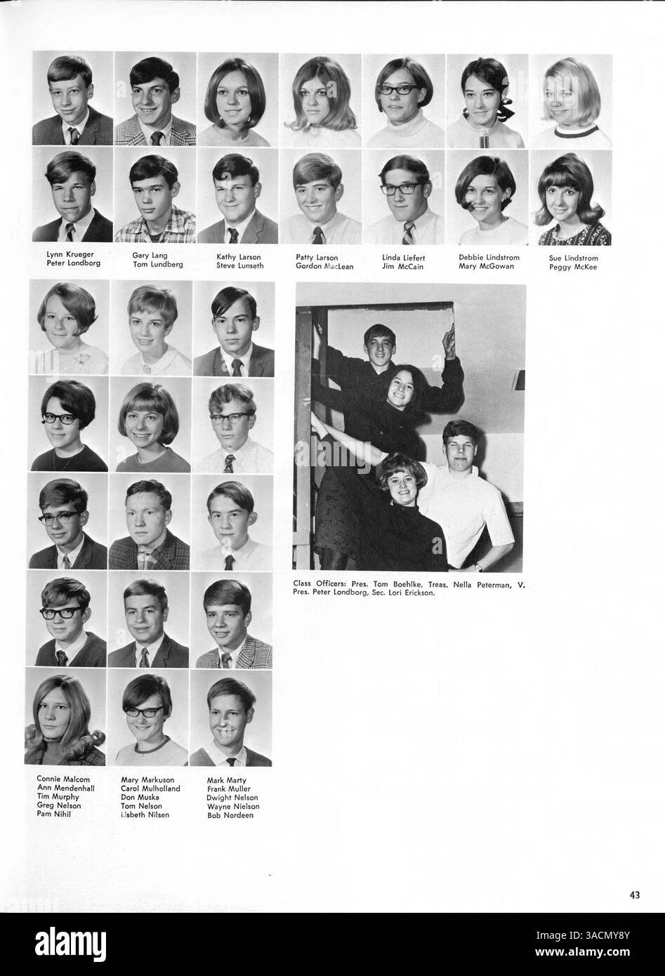 The 1968 'Antler' yearbook from Minnehaha Academy documents key moments ...