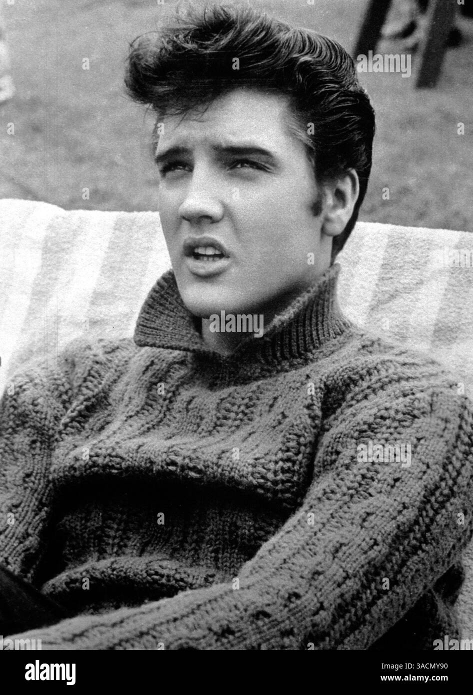 Studio Publicity Still: Elvis Presley circa 1957 Stock Photo - Alamy