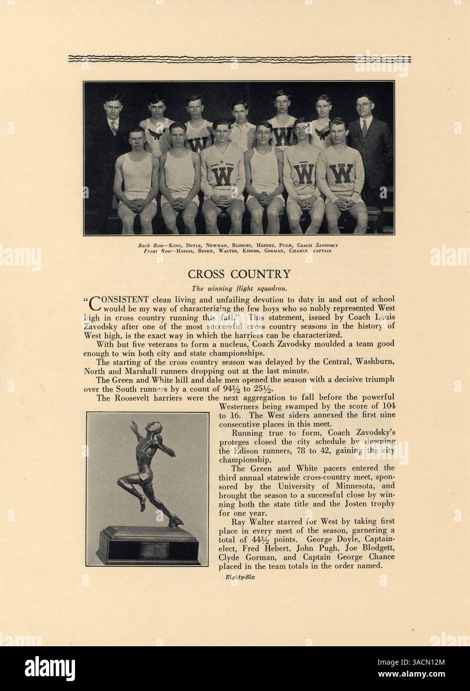 The 1928 Hesperian yearbook from West High School highlights key ...