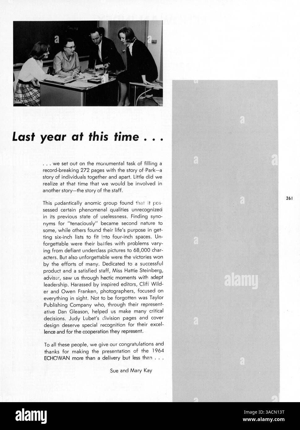 This 1964 high school yearbook from St. Louis Park showcases the ...