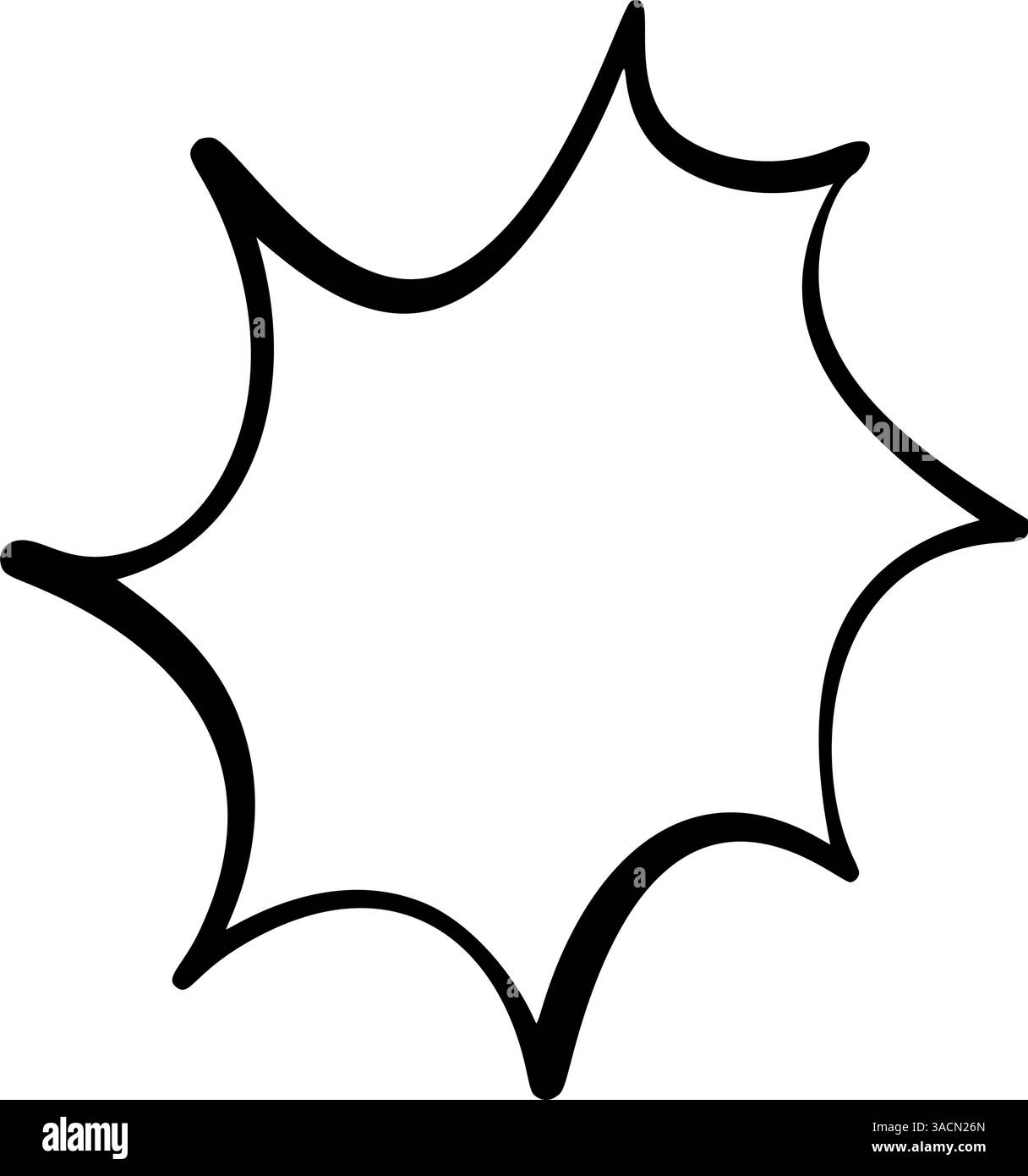 Pop art speech bubble emphasis effect. Comic book text box in boom ...