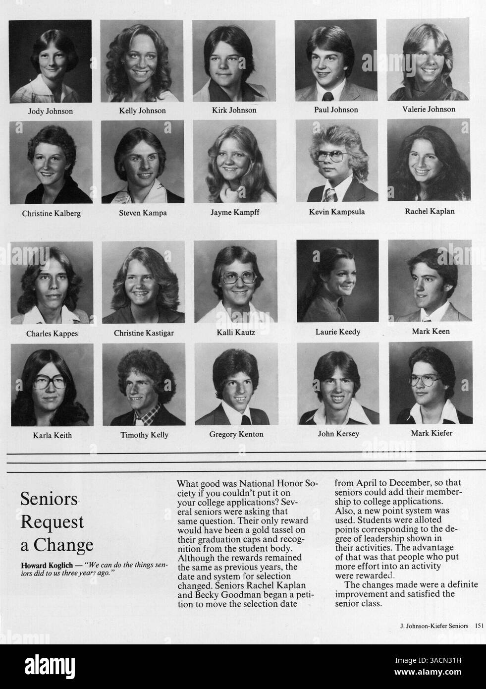 The 1980 edition of the Echowan yearbook at St. Louis Park High School ...