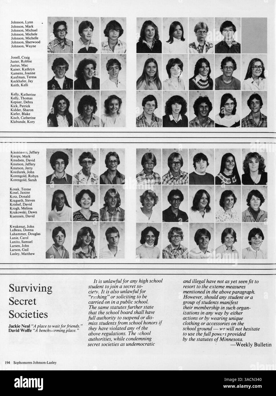 The 1980 Echowan yearbook documents student experiences, teacher involvement, clubs, sports, and ...