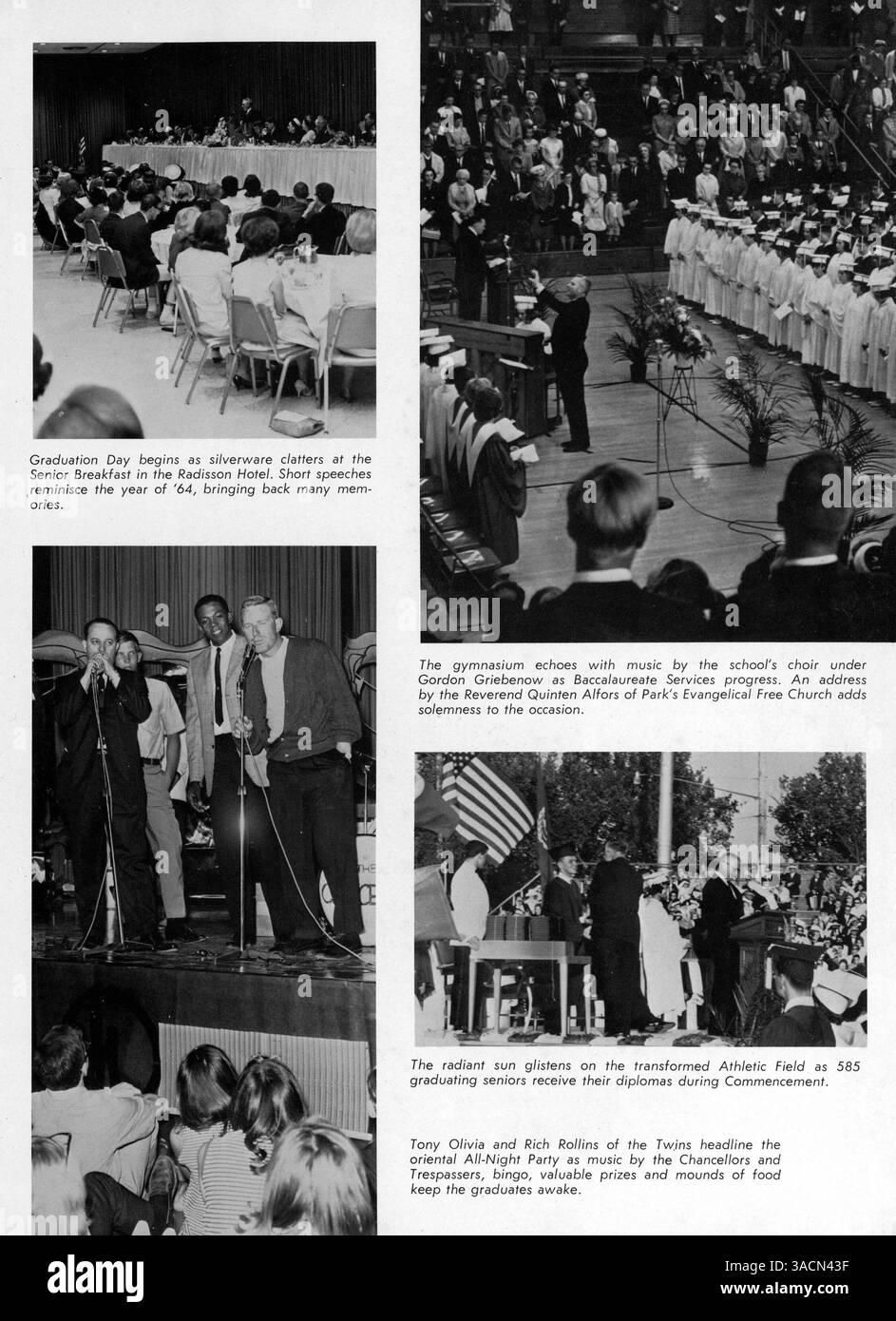 The 1964 yearbook from St. Louis Park High School documents the school ...