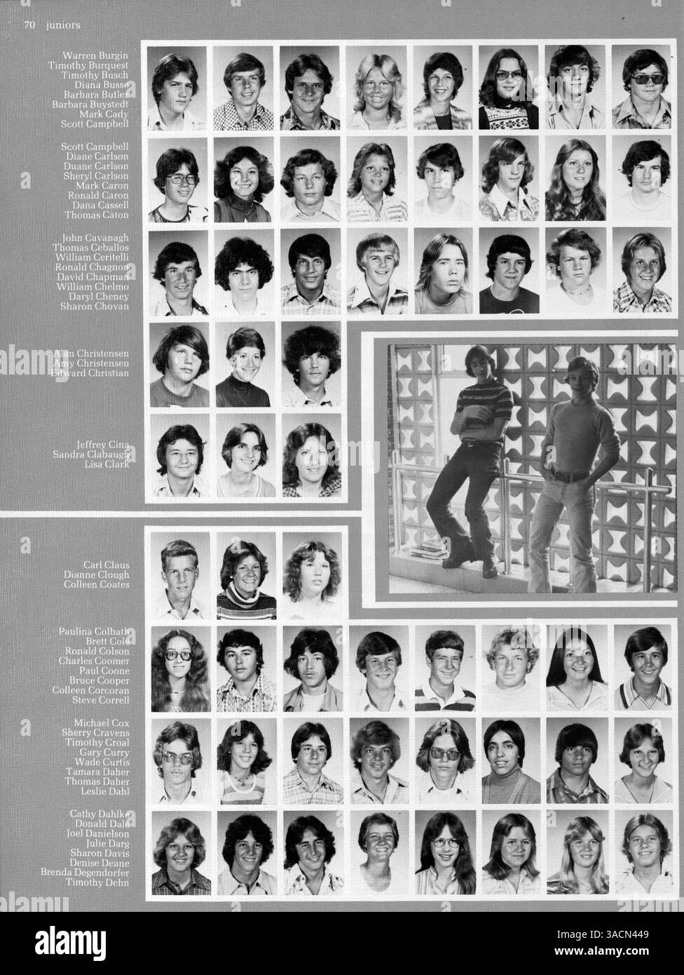The 1977 Talons yearbook from Cooper High School documents the ...
