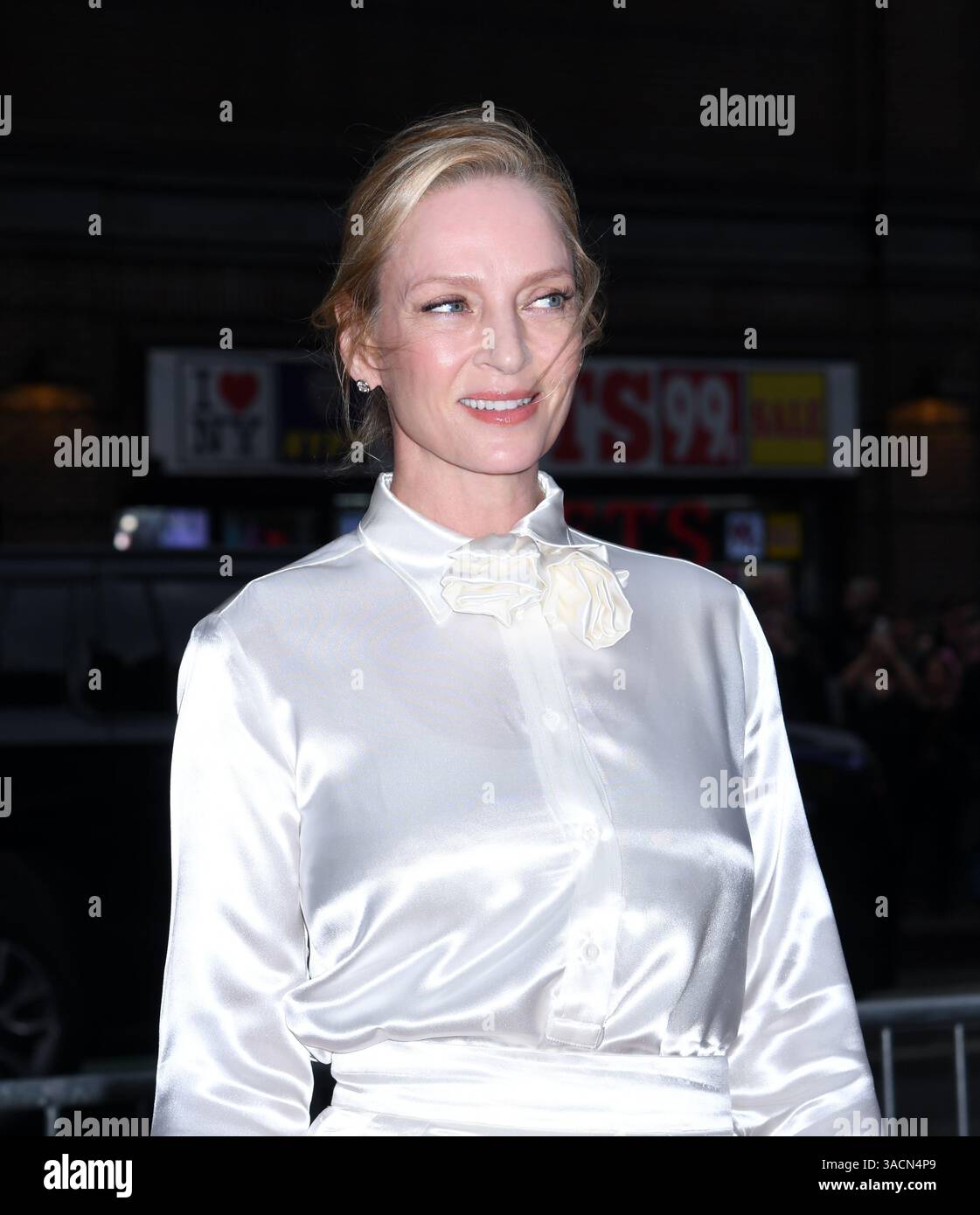 April 3, 2025, New York, Ny, United States: Uma Thurman attends ...
