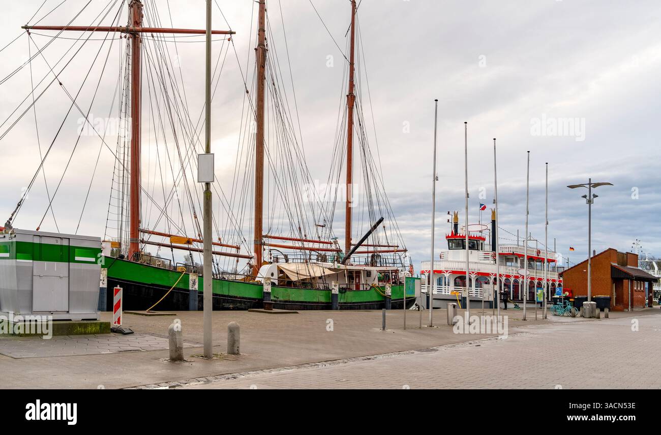 Impression of Kappeln, a town in Schleswig-Holstein in Northern Germany ...