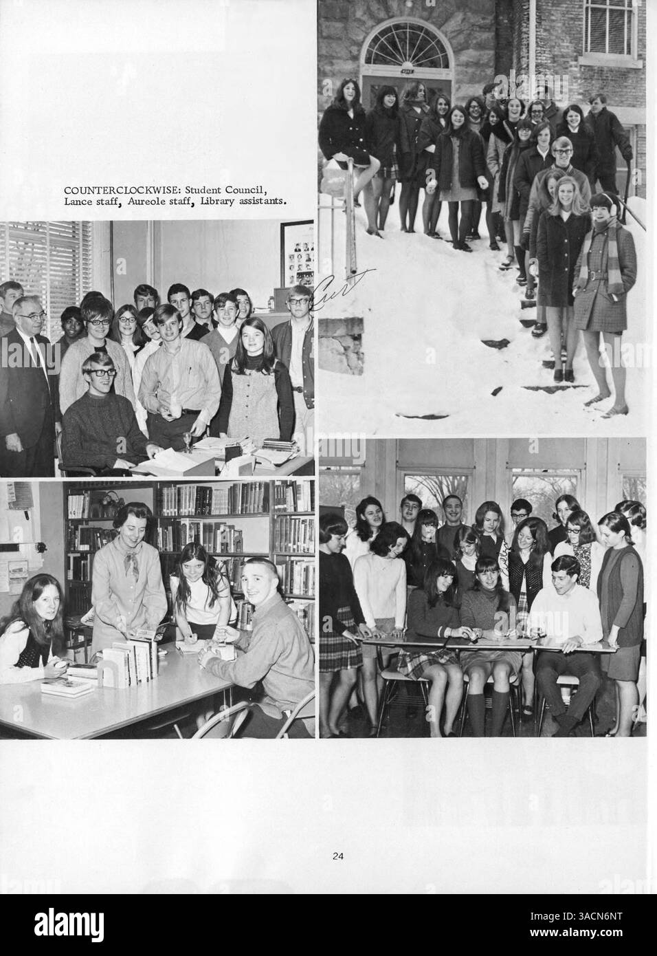 The 1970 Aureole yearbook showcases Minneapolis Lutheran High School's ...