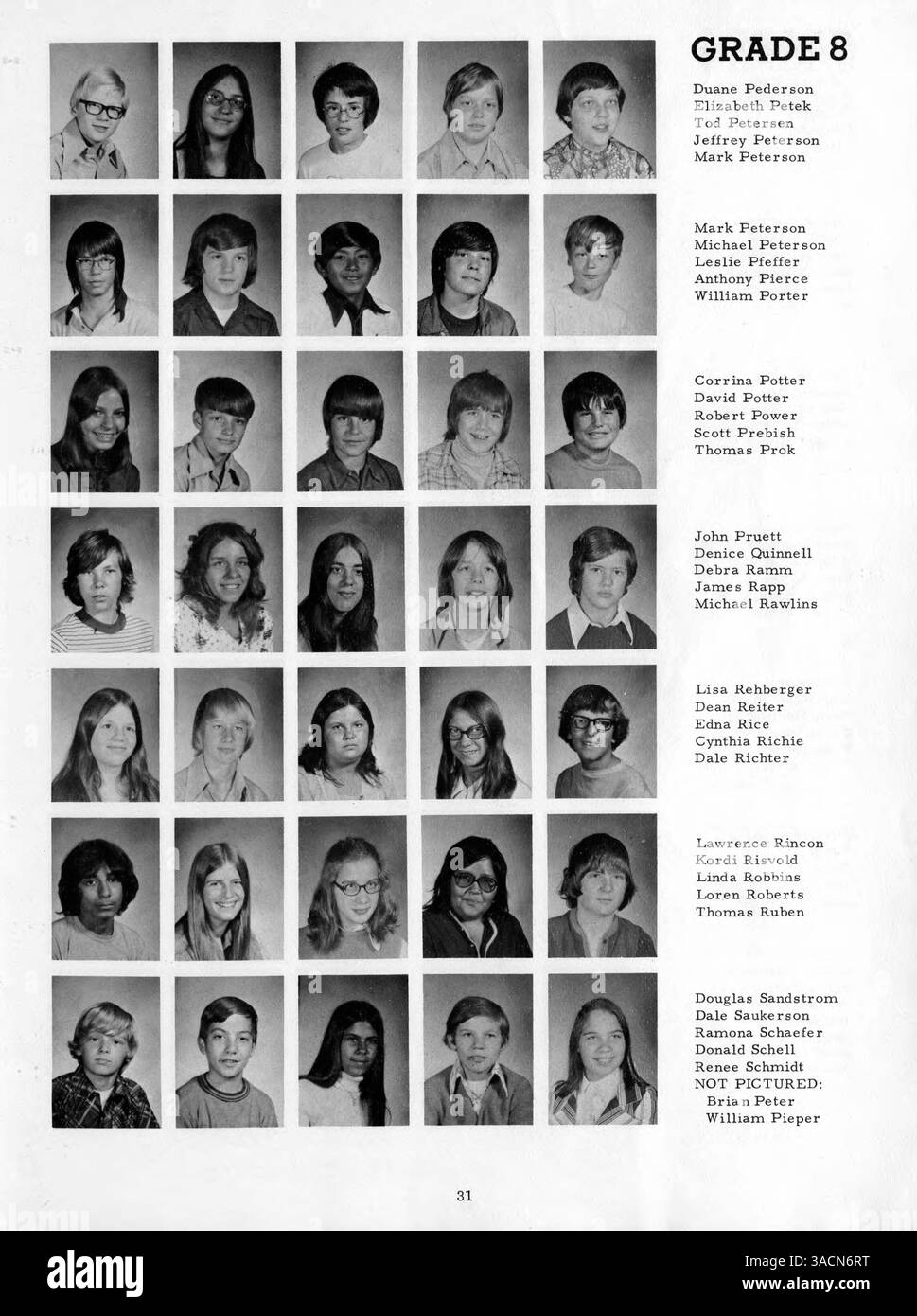 The 'Sanford Memories 74-75' yearbook highlights the students, teachers ...