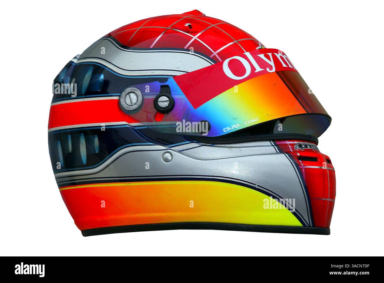 The helmet of Joao Paulo de Oliveira (BRA) Alan Docking Racing ...