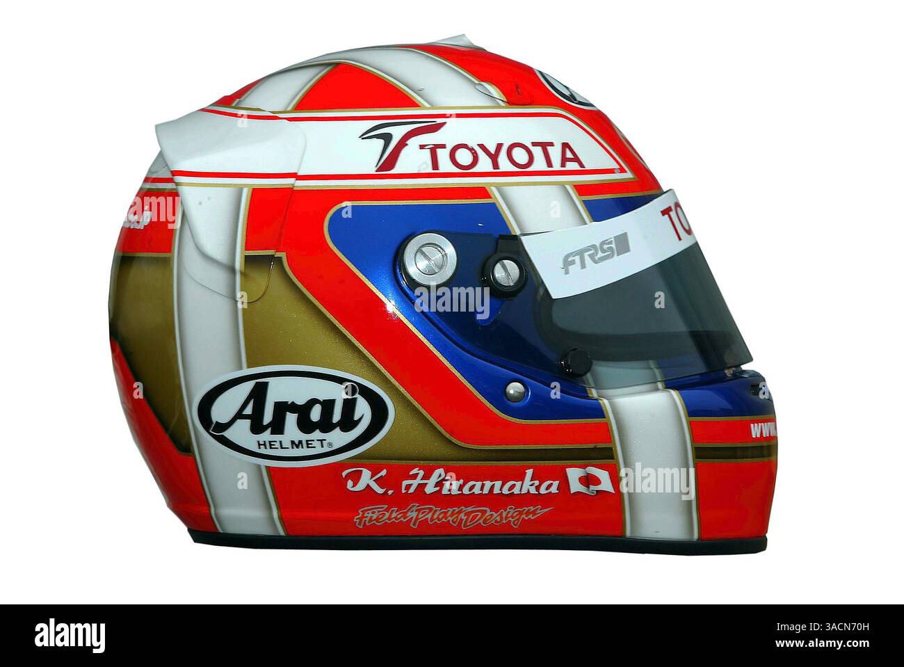 The helmet of Katsuyuki Hiranaka (JPN) Prema Powerteam..International ...