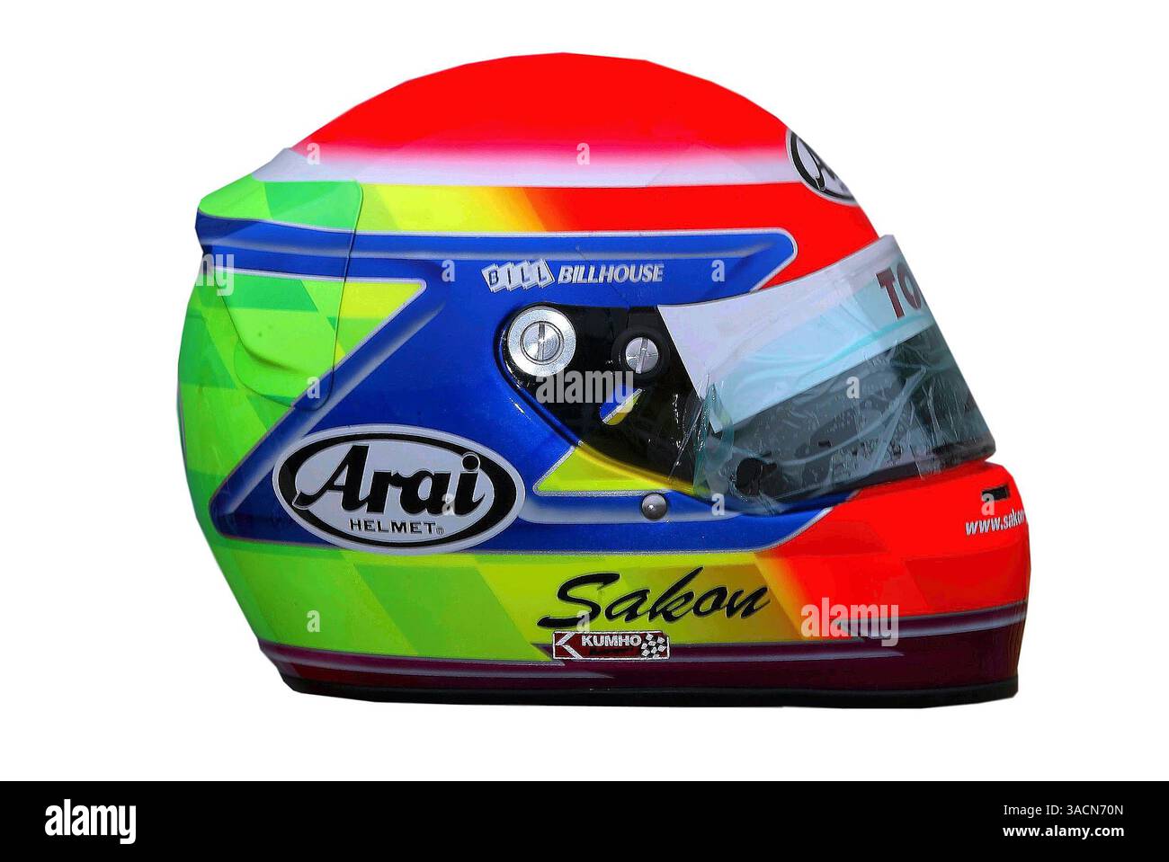 The helmet of Sakon Yamamoto (JPN) Superfund TME...International ...