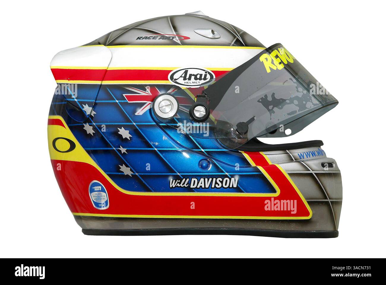 The helmet of Will Davison (AUS) Alan Docking Racing..International ...
