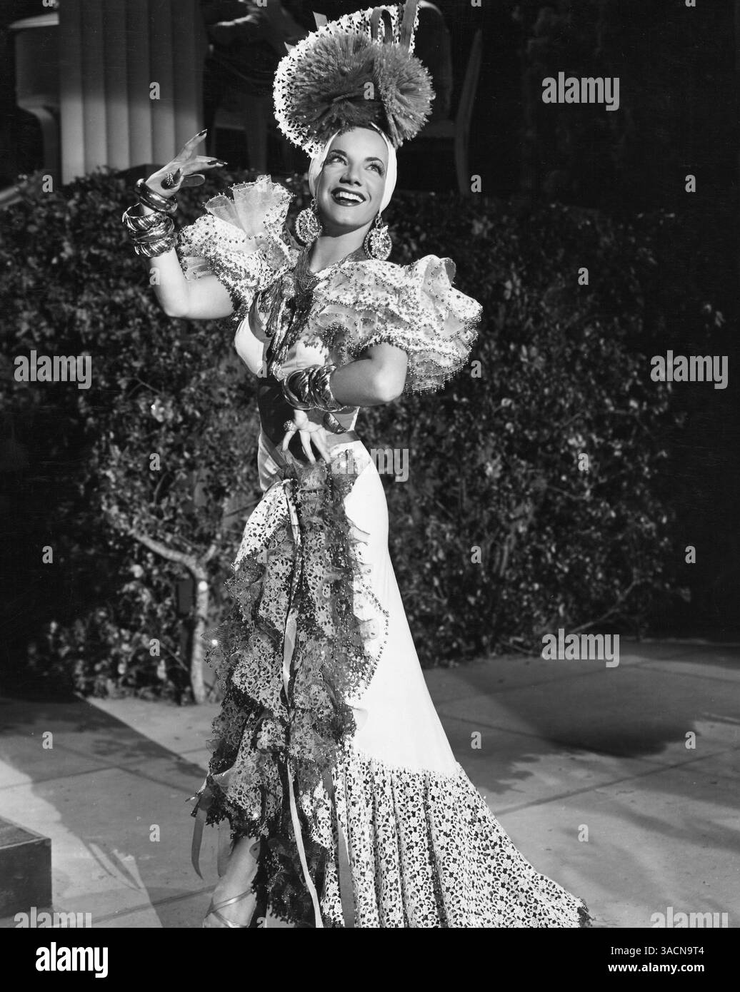 Studio Publicity Still: "Gangs All Here" Carmen Miranda 1943 20th Century Fox Stock Photo - Alamy