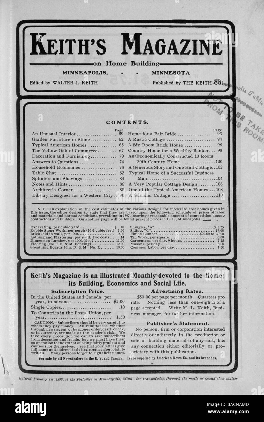 Keith's Magazine on Home Building was a monthly publication by ...