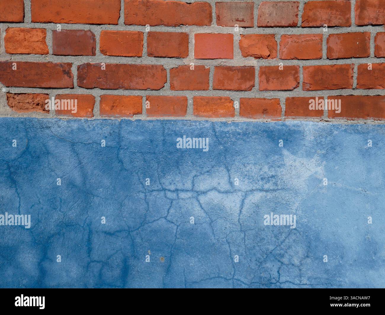 Brick facade with plaster base hi-res stock photography and images - Alamy