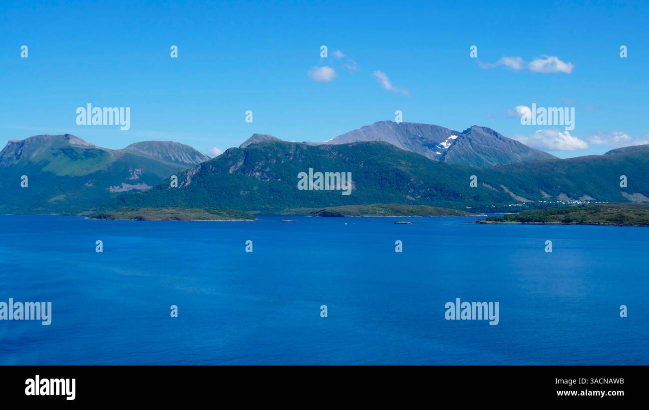 Landscape by the fjord midfjorden hi-res stock photography and images ...