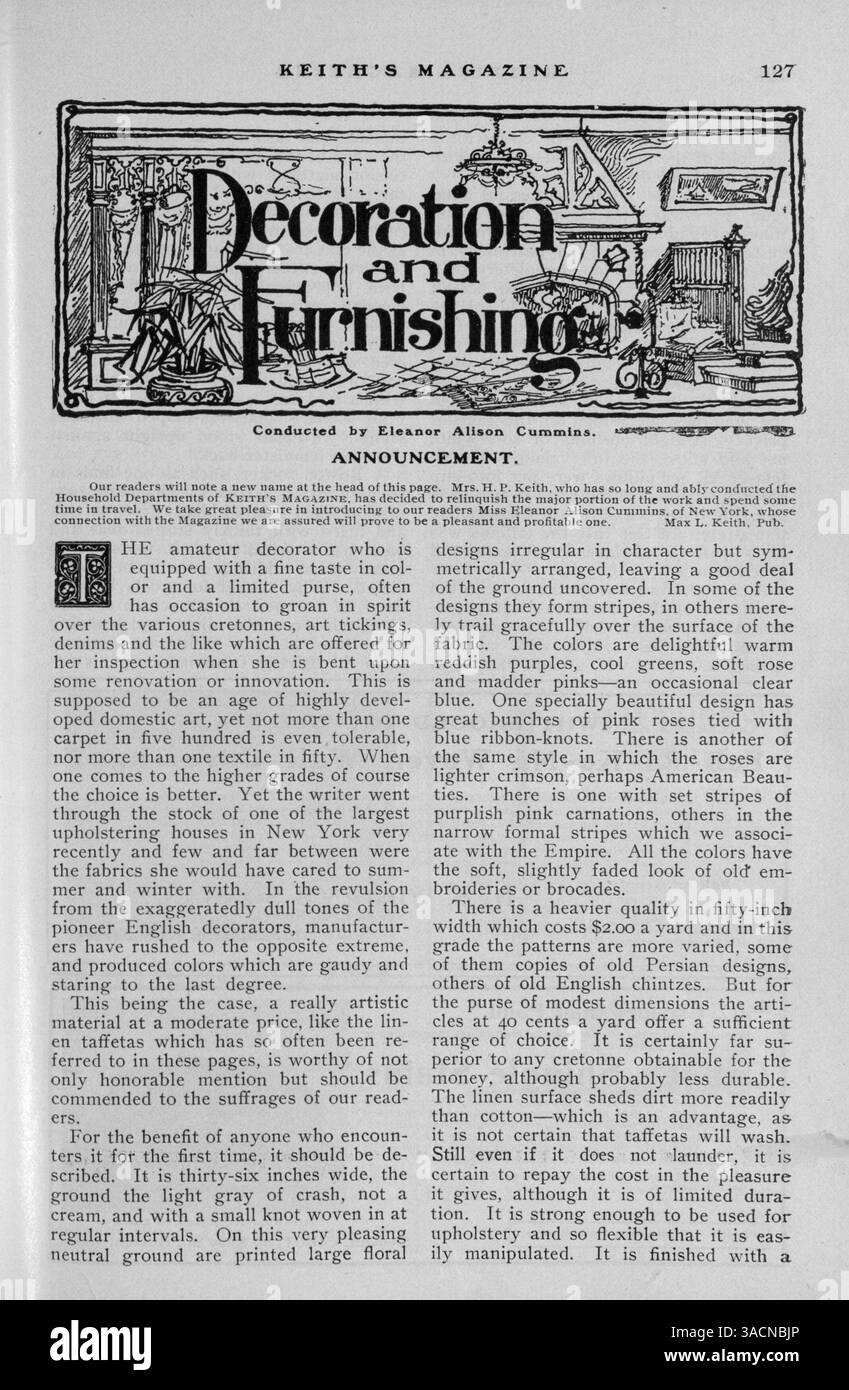 Keiths magazine by max l keith includes house designs hi-res stock ...