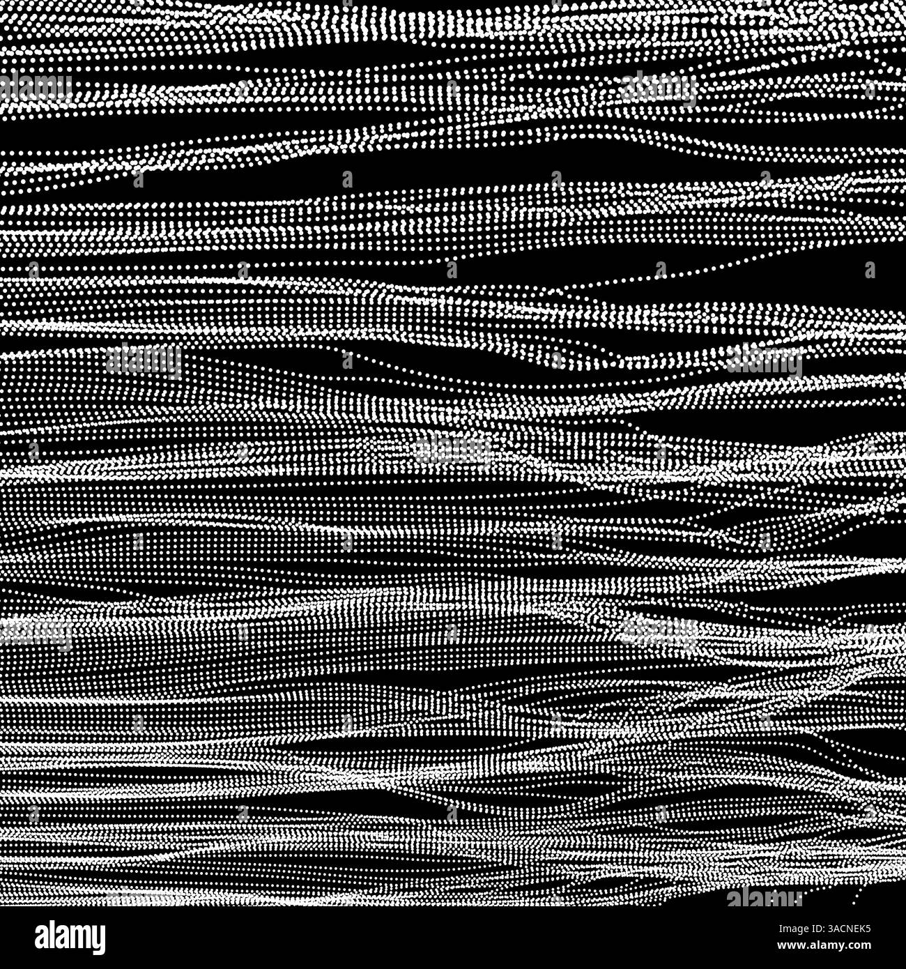 Wave Background. Ripple Grid. Abstract Vector Illustration. 3D Technology Style. Illustration ...