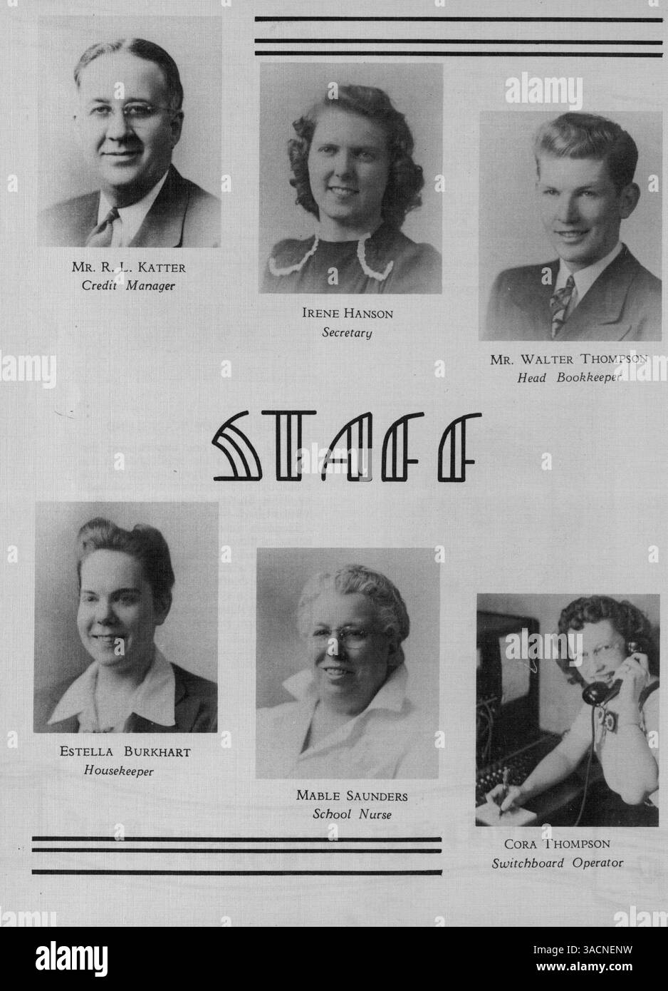 This 1944 yearbook from North Central Bible Institute records the ...